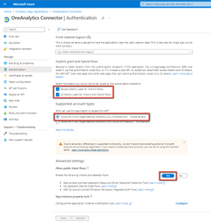 Set Up Project Online Modern Authentication – Support