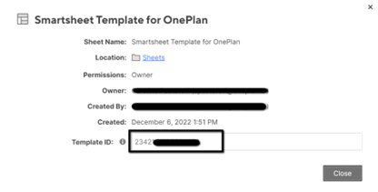 Smartsheet Integration - Integration Setup – Support