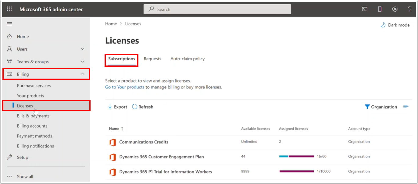 Step 9: Allocate Microsoft DPOR to OnePlan Solutions – Support