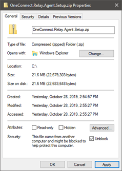Relay Installation – Support