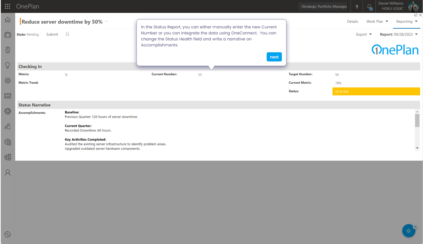 Intake - My Strategy – Support
