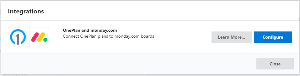 monday.com Integration - Integration Setup – Support