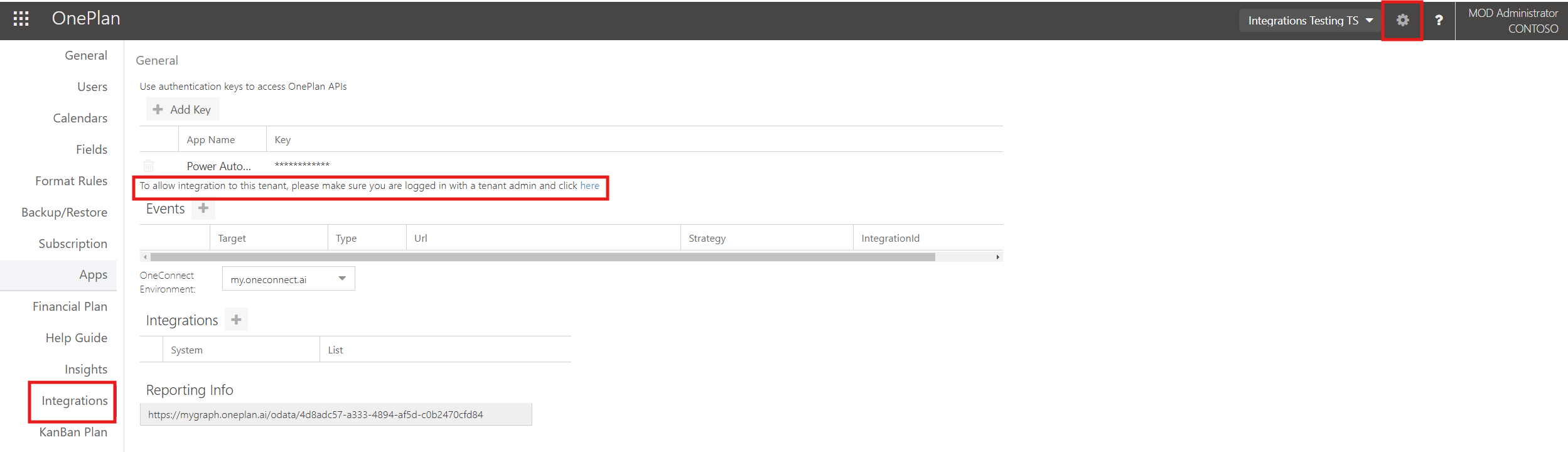 Set Up the OnePlan Connector in Power Automate – Support