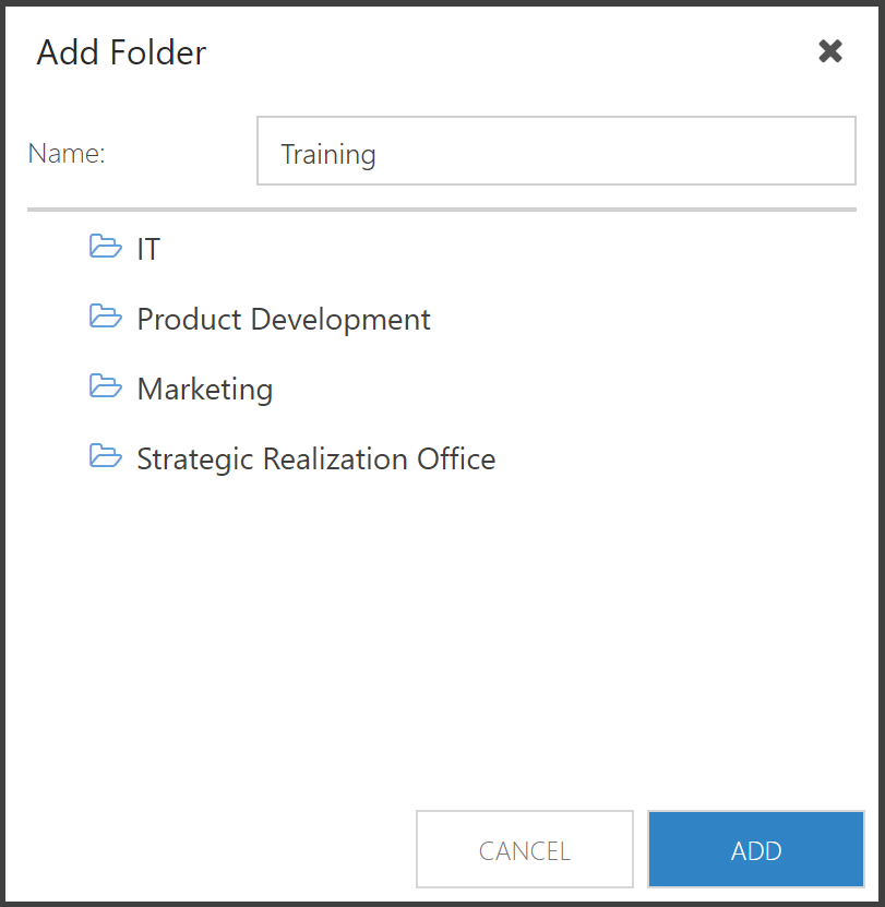 Create A Modeler Folder Support
