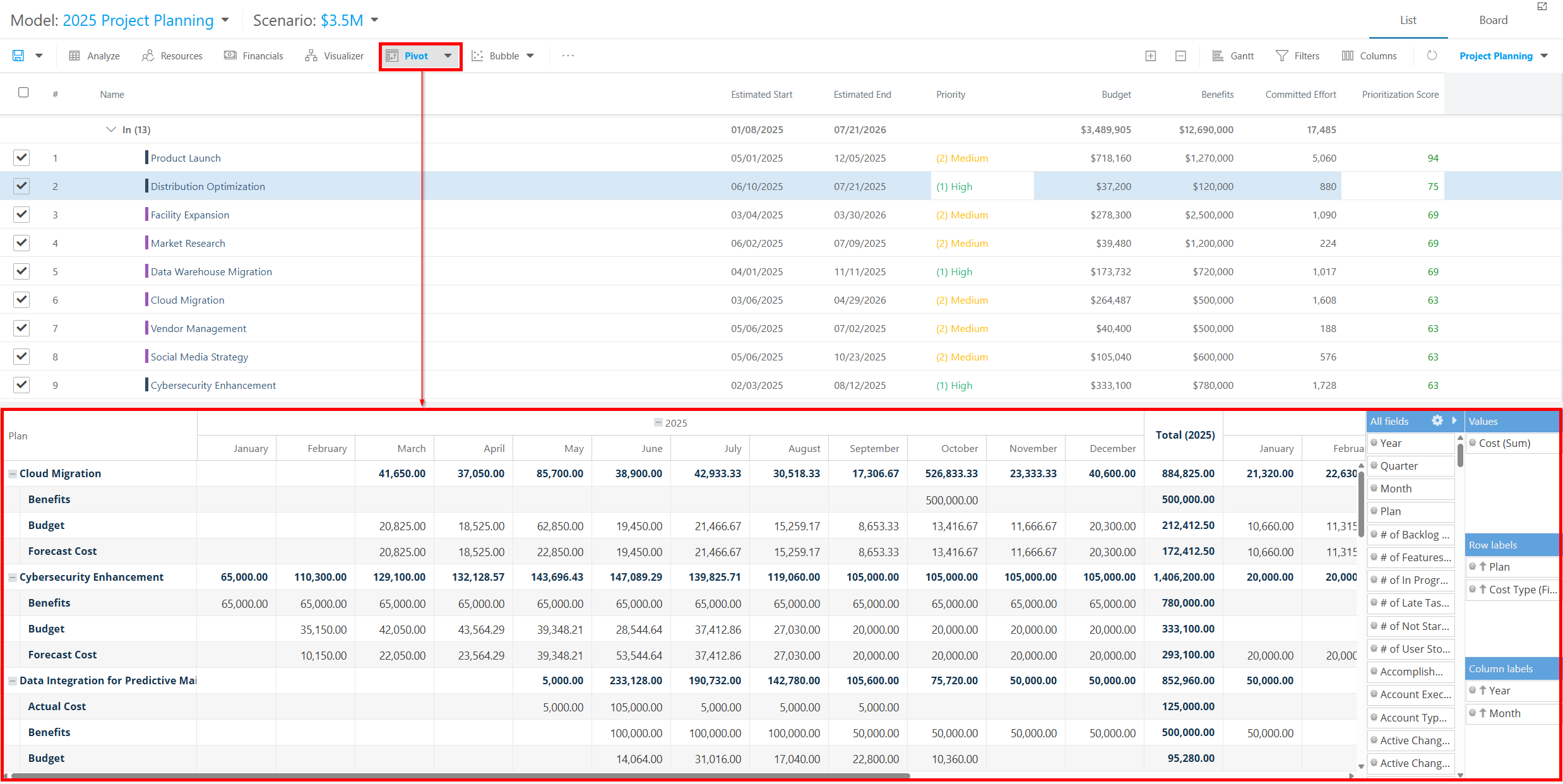 Additional Modeler View Options Support