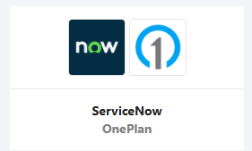 ServiceNow to OnePlan Integration - Integration Setup – Support