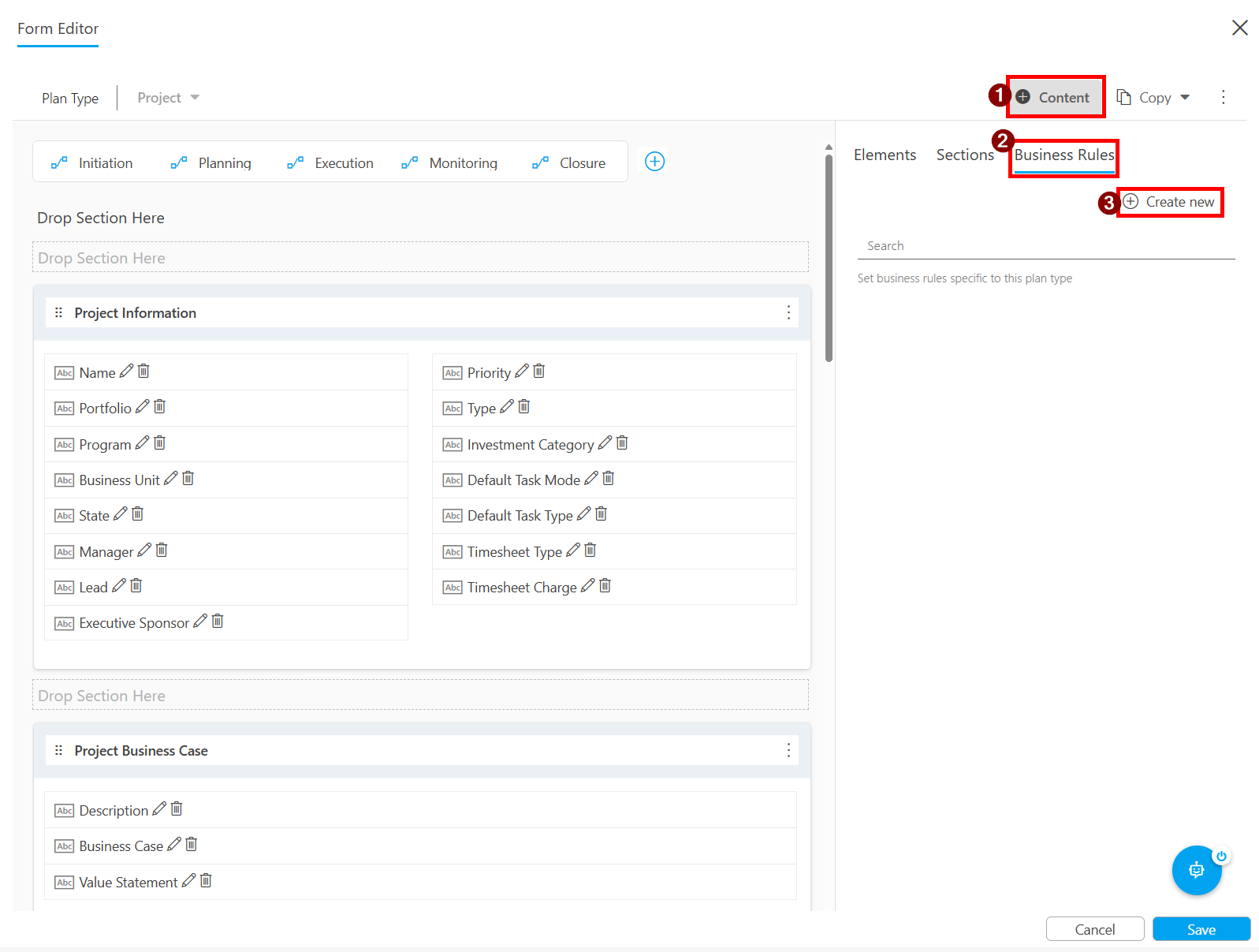Create Business Rules for Your Plan Details Forms – Support