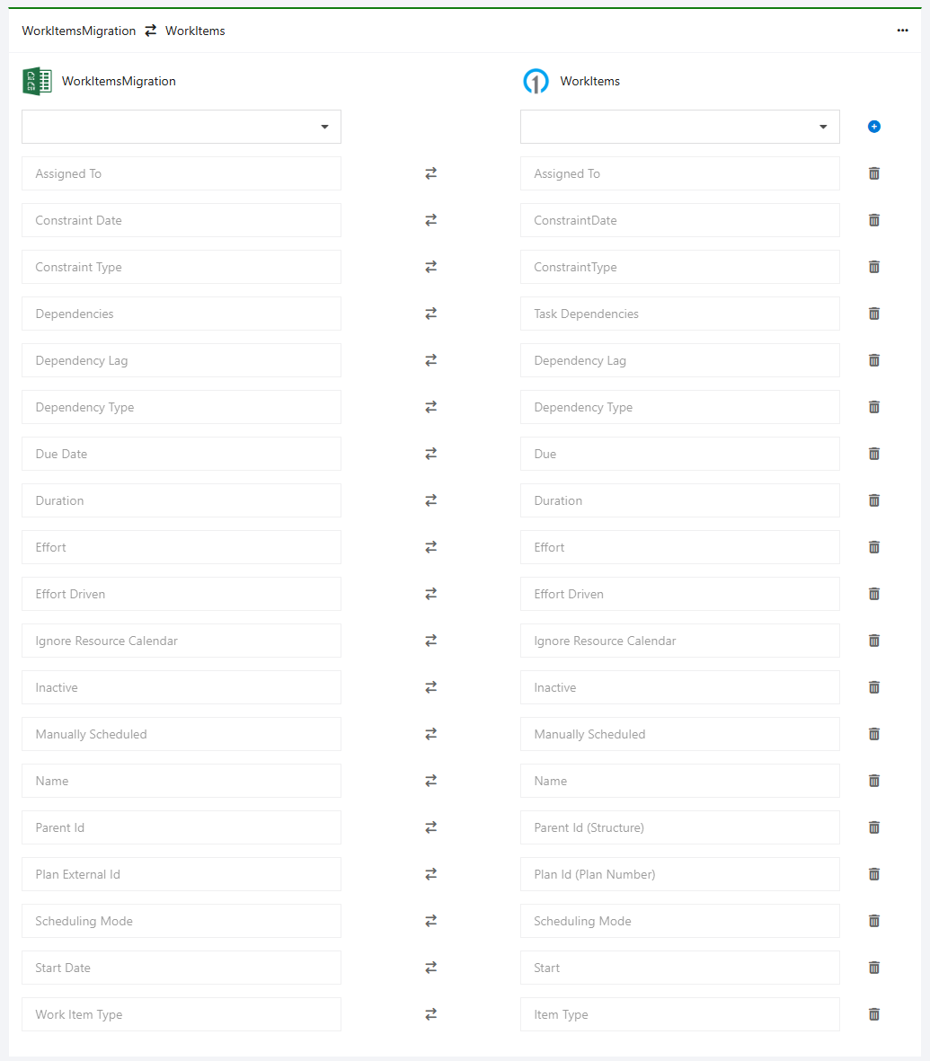 OnePlan Migration Tool - OneConnect Configuration – Support